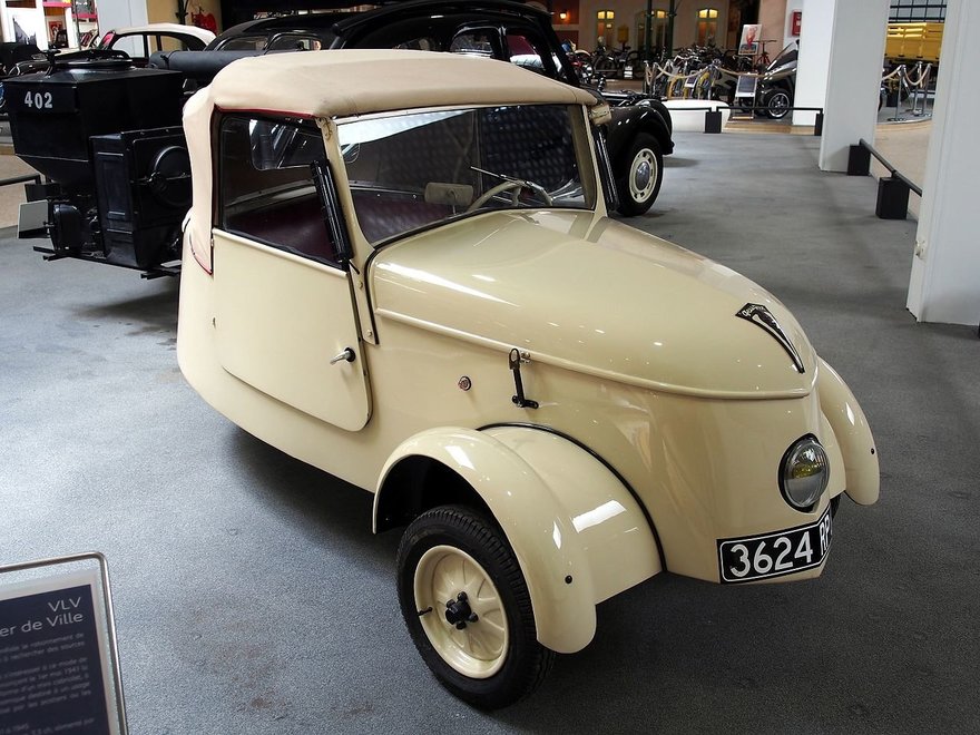 „Peugeot VLV“ buvo labai mažas, siauras ir aptakus elektromobilis ...