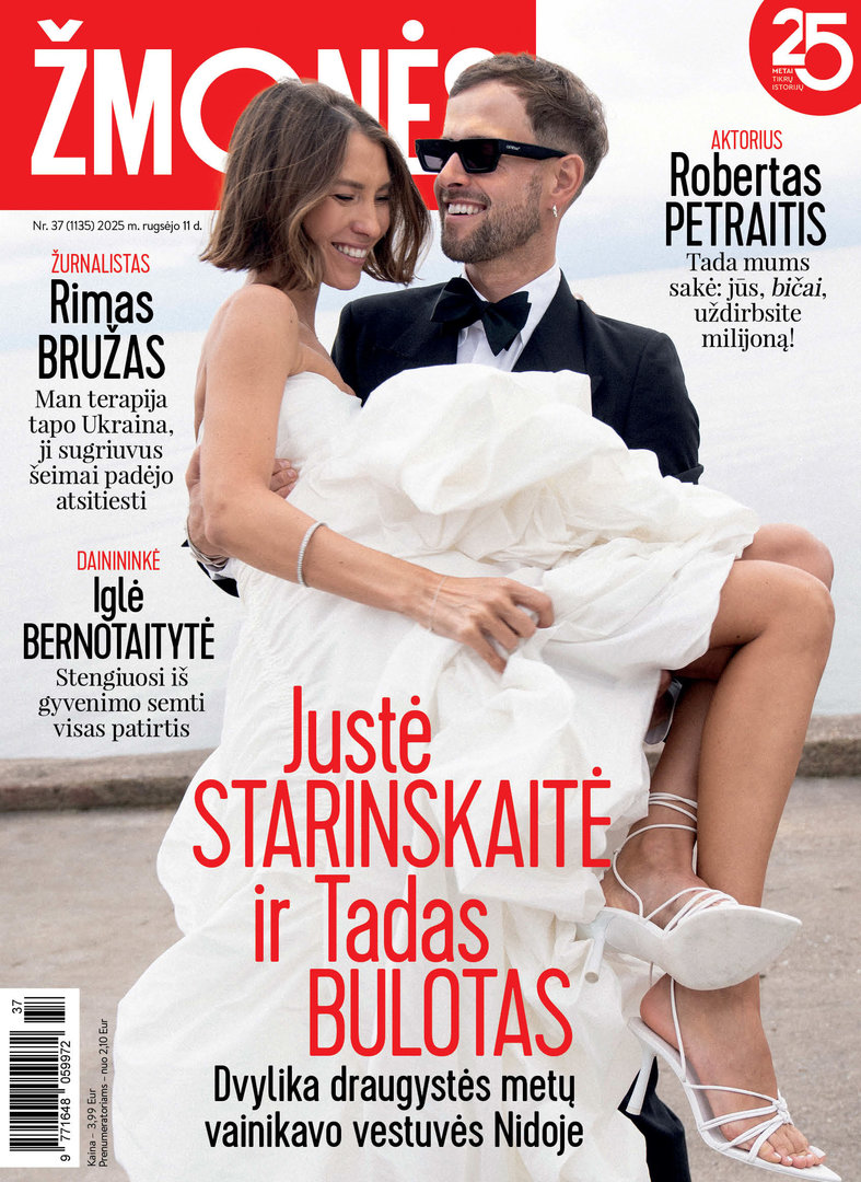 Justė Starinskaitė ir Tadas Bulotas iškėlė vestuves Nidoje: šventė su ...