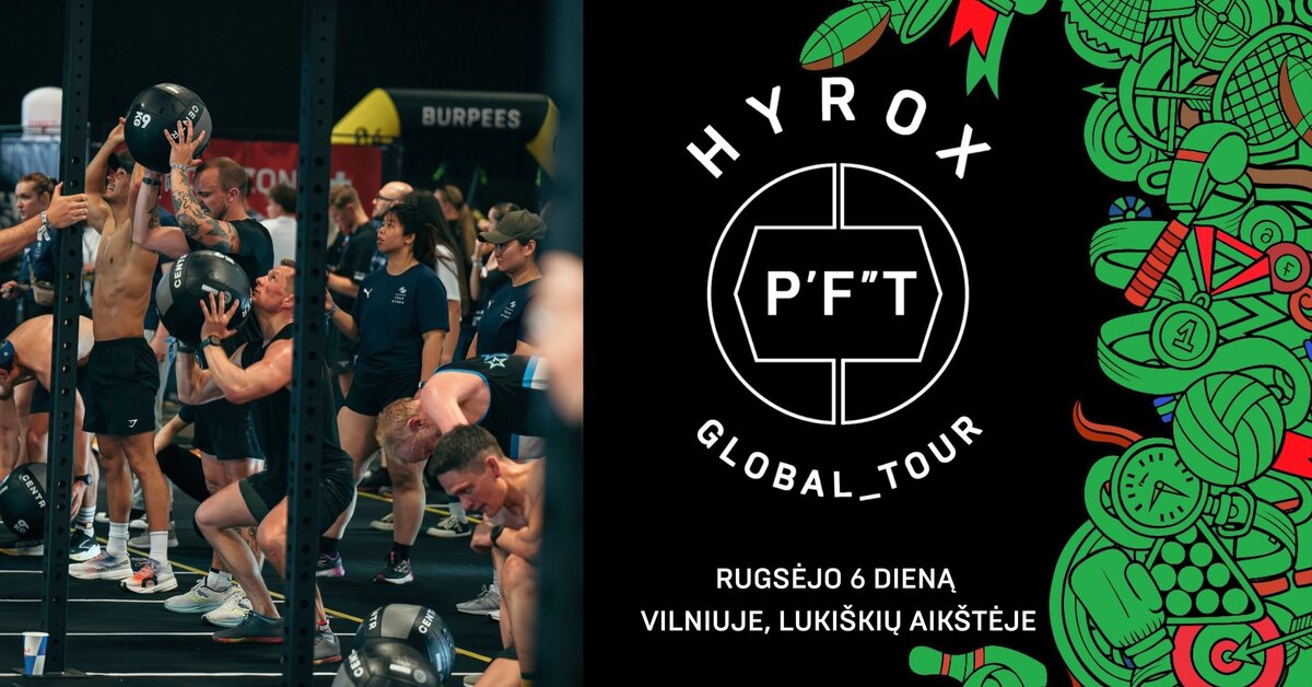 Tiesiogiai: Vilniaus sporto festivalyje – Amber CrossFit Hyrox PFT ...