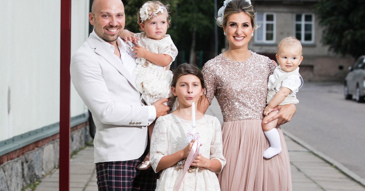 Remigijus ir Rovena Žiogai Klaipėdoje pakrikštijo sūnų Rojų: surengė ...