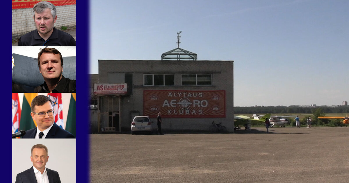 „Kylam“: Virš Alytaus aerodromo – juodi debesys | Video | 15min.lt