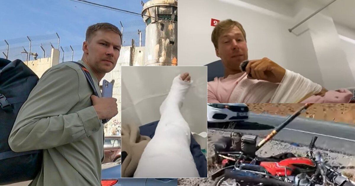 „Vlogeris“ P.Samoška Turkijoje patyrė nelaimę: akimirkos po avarijos ...