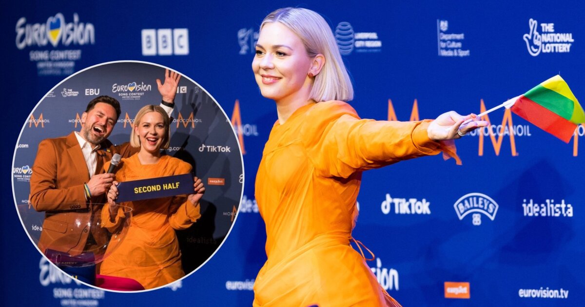 Monika Linkytė naktį sužinojo, kelintu numeriu pasirodys „Eurovizijos ...